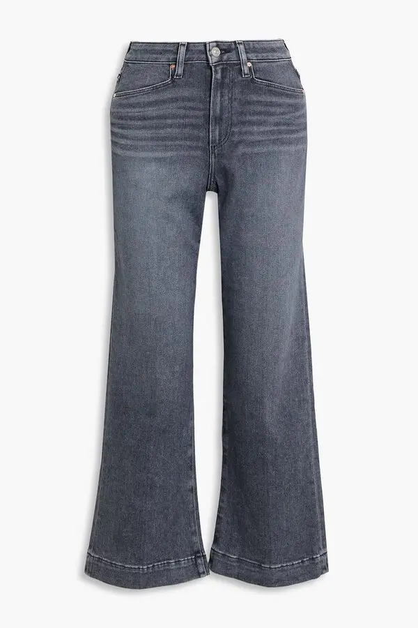 Paige Amour Cropped Bootcut Jeans