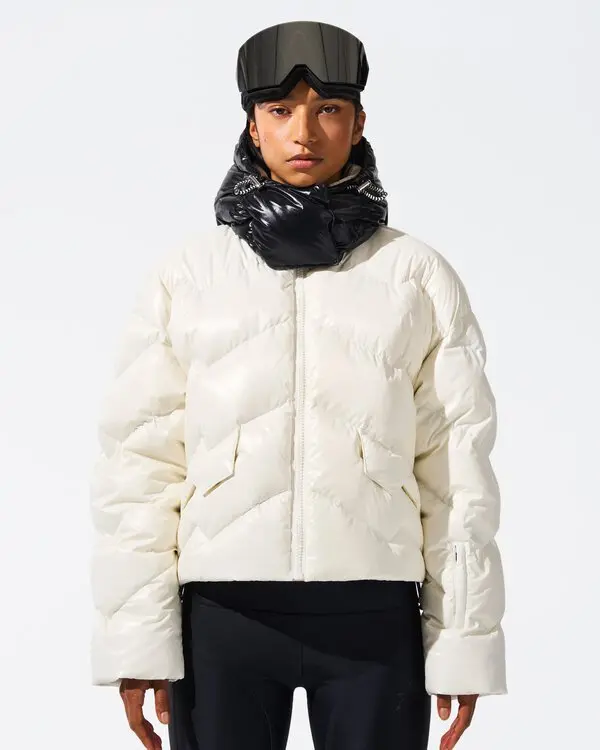 Perfect Moment Mountain Puffer Jacket - Snow-white