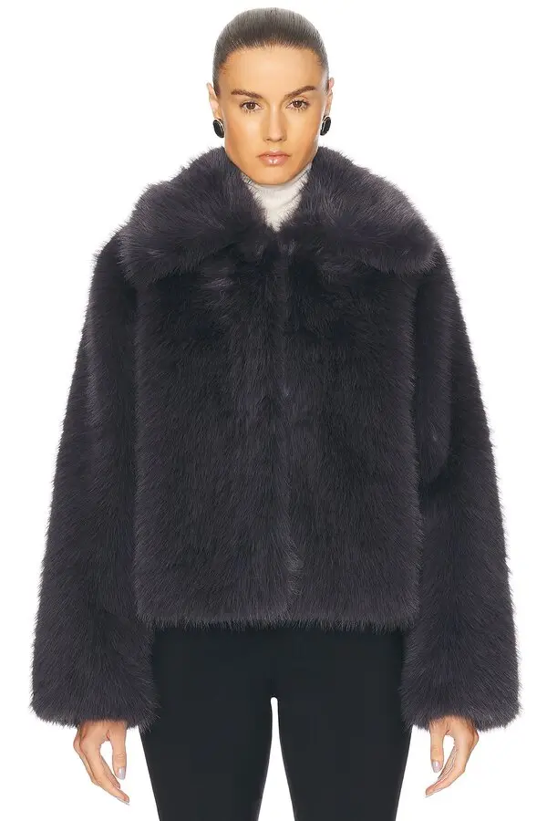 AGOLDE Maren Faux Fur Coat