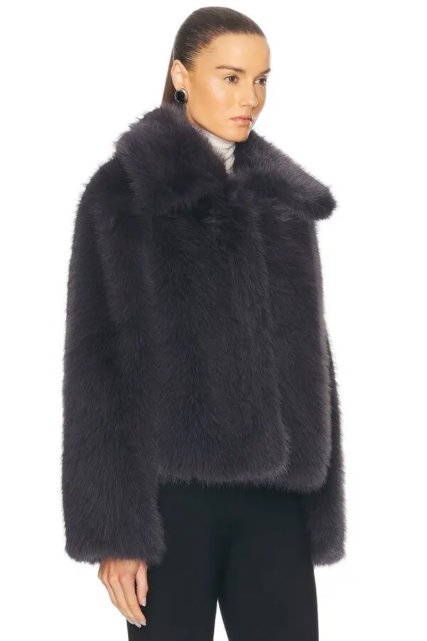 AGOLDE Maren Faux Fur Coat