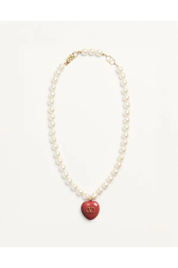 Valentino Garavani Coeur Royal Necklace - Gold