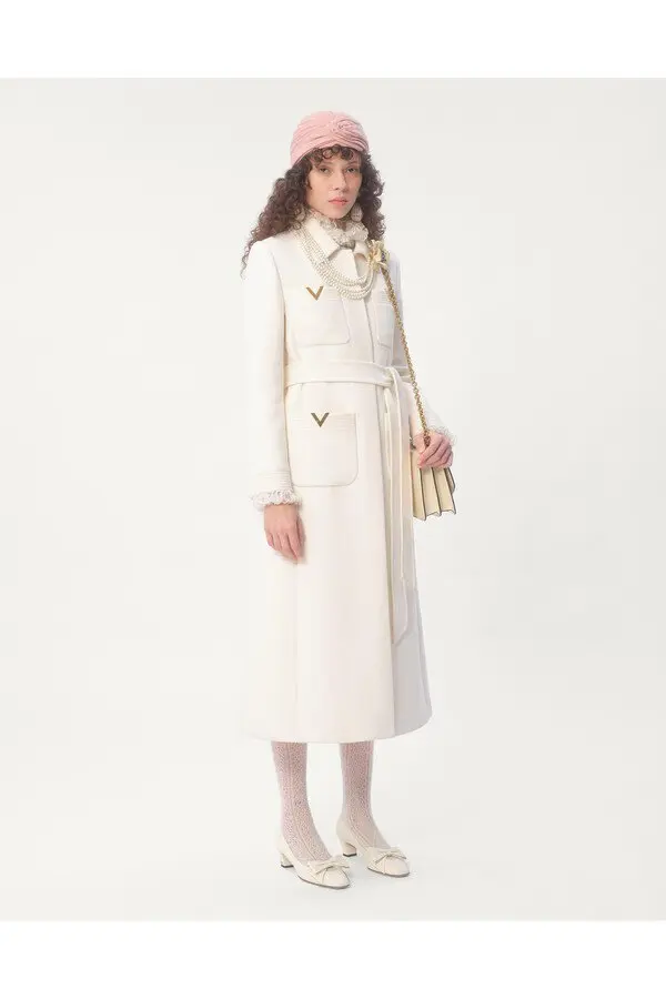 Valentino Garavani Drill Double Coat - Neutral