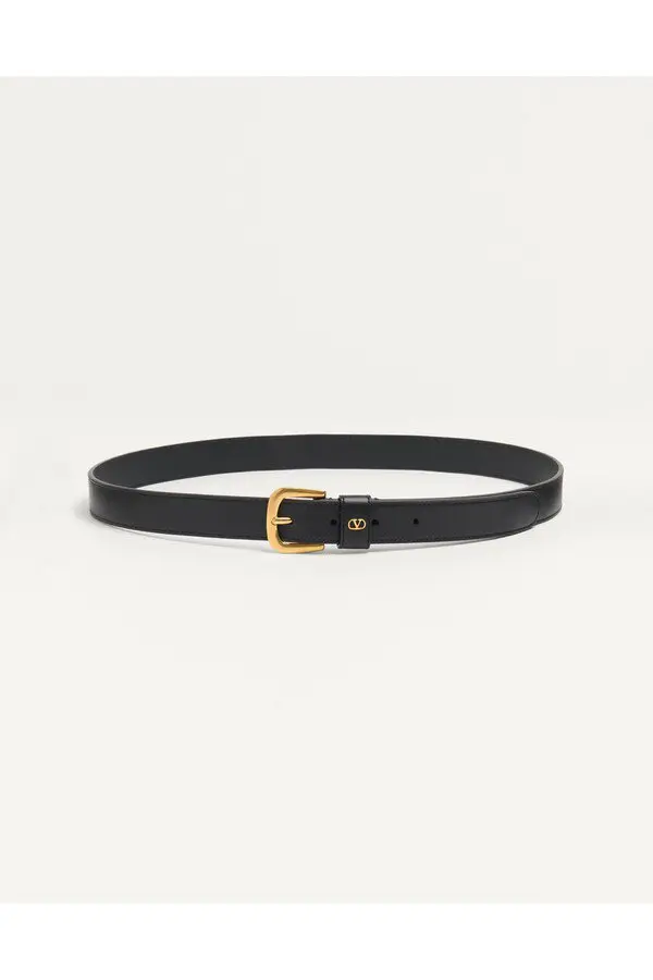 Valentino Garavani Vlogo Signature Belt - Black