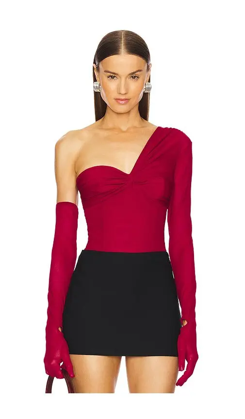 MICHAEL COSTELLO X Revolve Nobu Bodysuit - Red