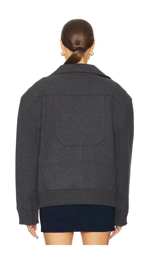 Norma Kamali Oversized Moto Jacket