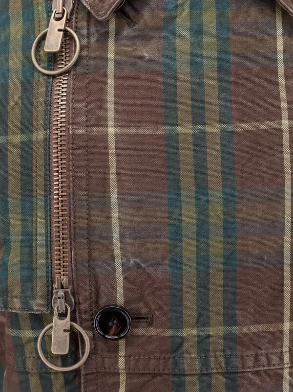 Burberry Cotton Check Trench Coat