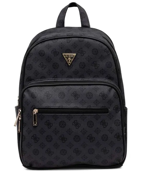 GUESS Black Backpack with Monogram Strap Guess Berta 4G Monogram Backpack in Black | Lyst main image 2