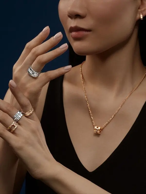 Chopard 18kt Rose Gold Ice Cube Single Earring