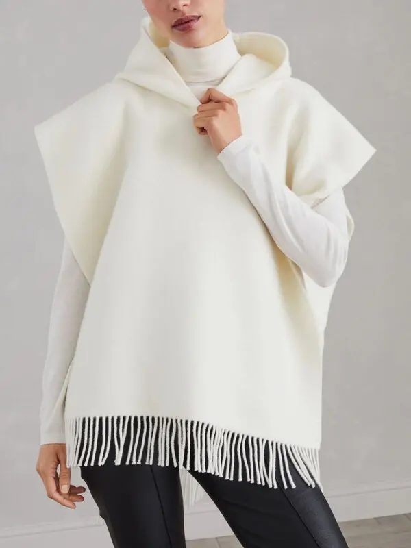 Brunello Cucinelli Fringed Cape