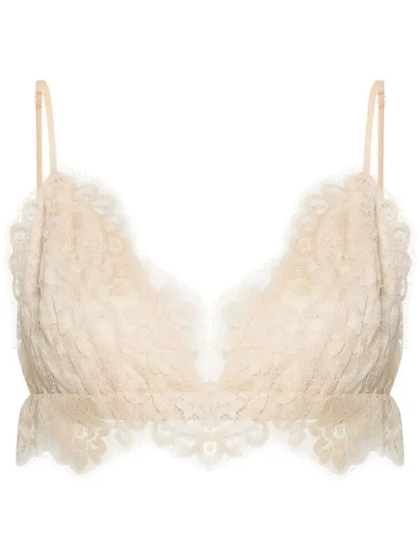 Zimmermann Illustration Lace Bralette - Neutrals