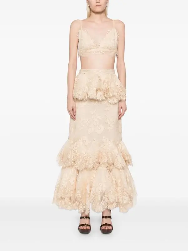 Zimmermann Illustration Lace Bralette - Neutrals