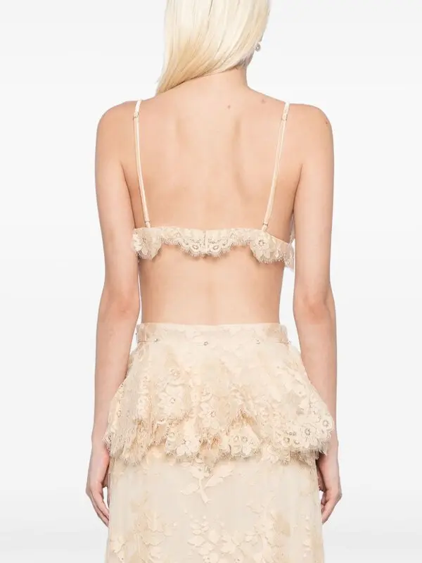 Zimmermann Illustration Lace Bralette - Neutrals