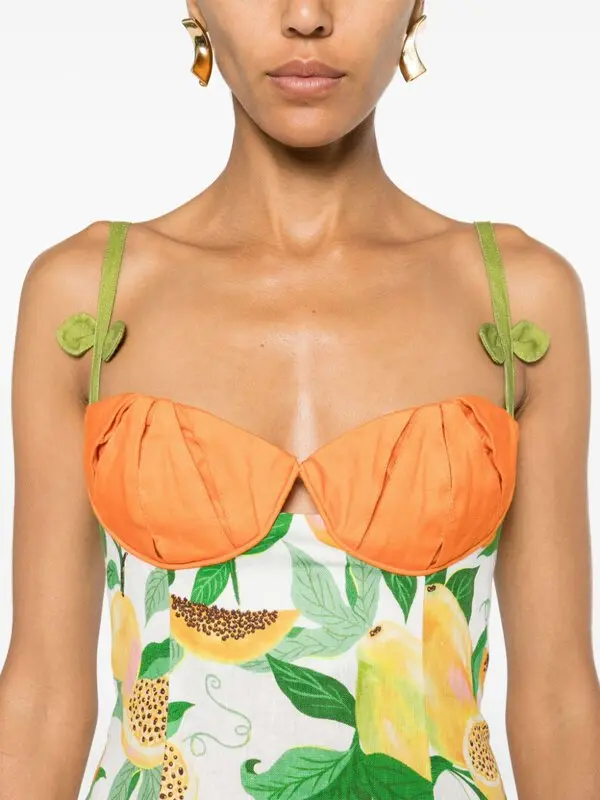 papaya green dress Bay Green Eyelet Papaya Mini Dress main image 1