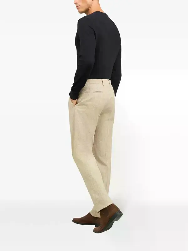 Boglioli Straight-leg Virgin-wool Chinos