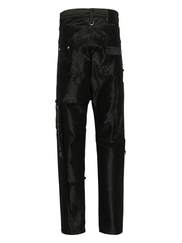 MASTERMIND WORLD Puzzle Straight-leg Jeans