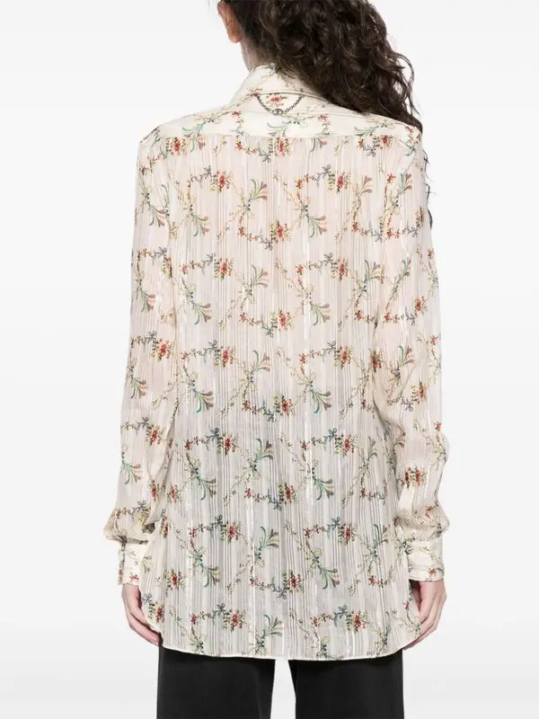 Rabanne Graphic Print Shirt