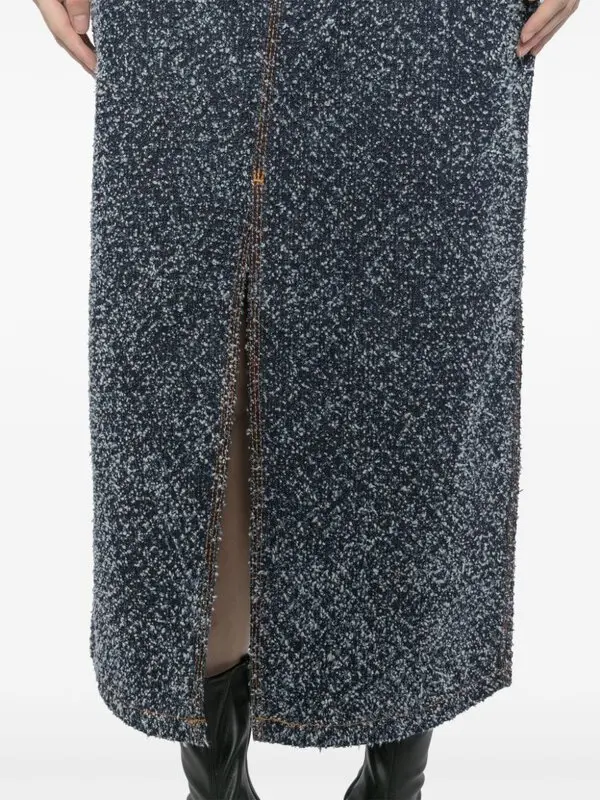 Stella McCartney Boucle Denim Skirt