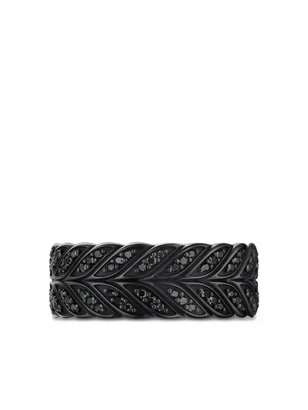 David Yurman Chevron Pavé Diamond Band Ring