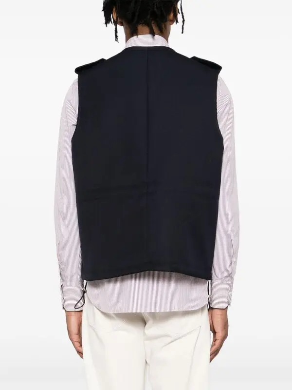 Caruso Padded Gilet - Blue