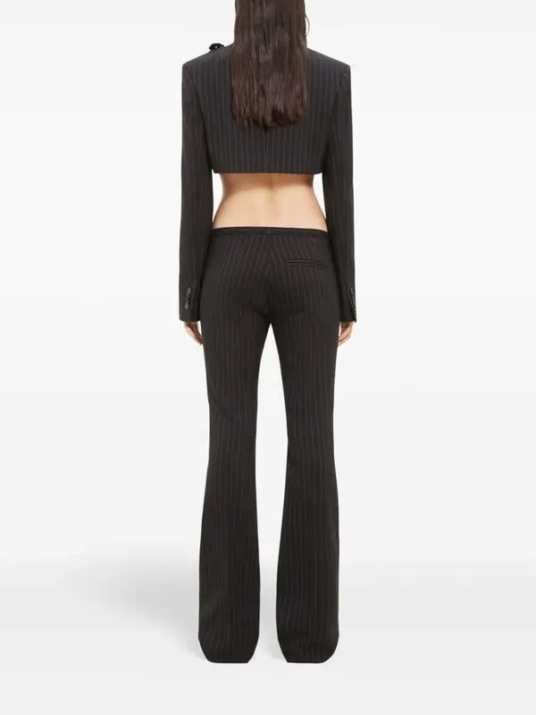 COURREGES Tailored Pinstripe Trousers