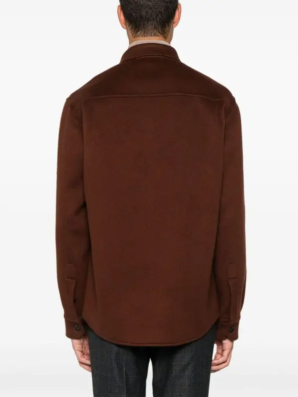 Brioni Brushed Shirt - Brown