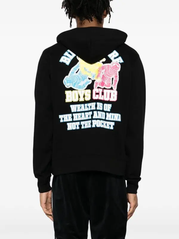 BILLIONAIRE BOYS CLUB Heart & Mind Popover Hoodie - Black