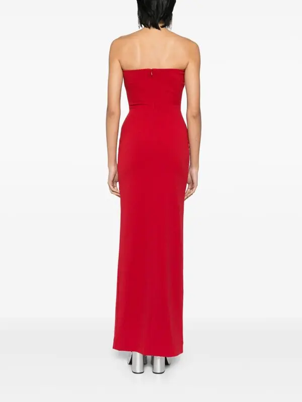 Solace London Bysha Maxi Dress - Red