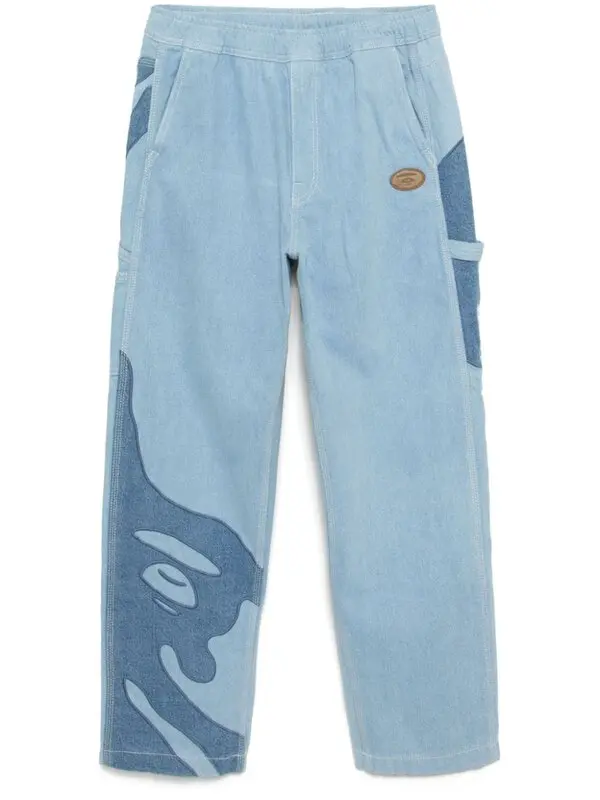 AAPE BY *A BATHING APE® Moonface-logo Jeans