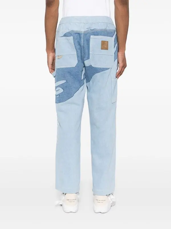 AAPE BY *A BATHING APE® Moonface-logo Jeans
