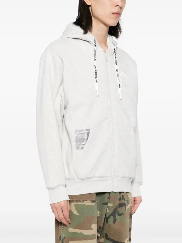 AAPE BY *A BATHING APE® Logo-patch Hooded Jacket