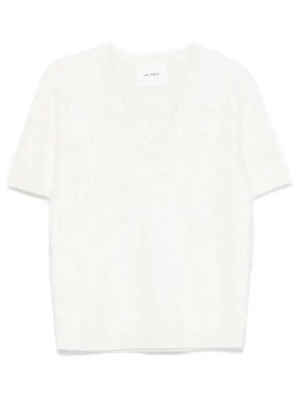 LISA YANG Lovisa Knitted Top - Neutrals