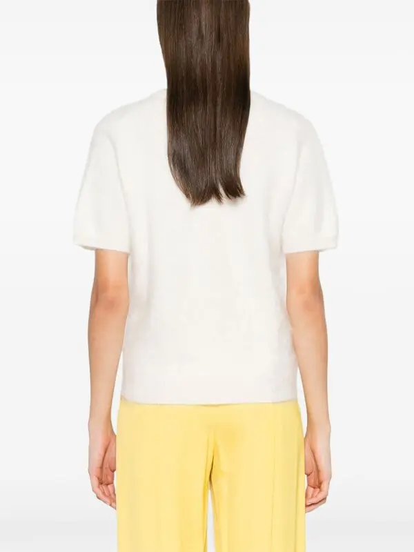 LISA YANG Lovisa Knitted Top - Neutrals