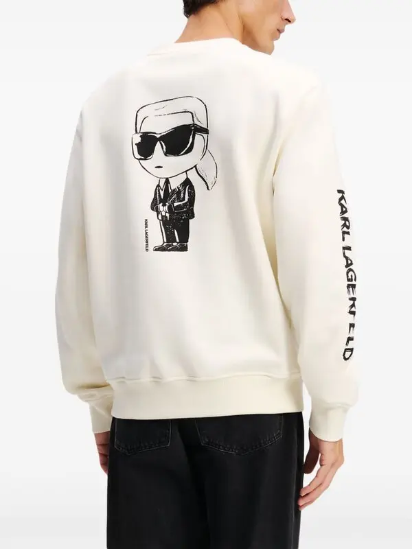 Karl Lagerfeld Ikon Sweatshirt - White