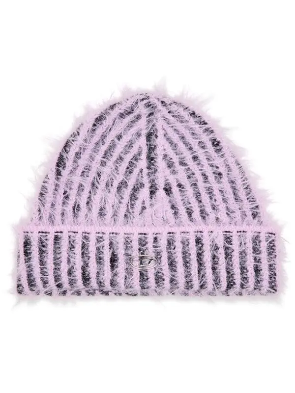 DIESEL K-fur Beanie - Purple