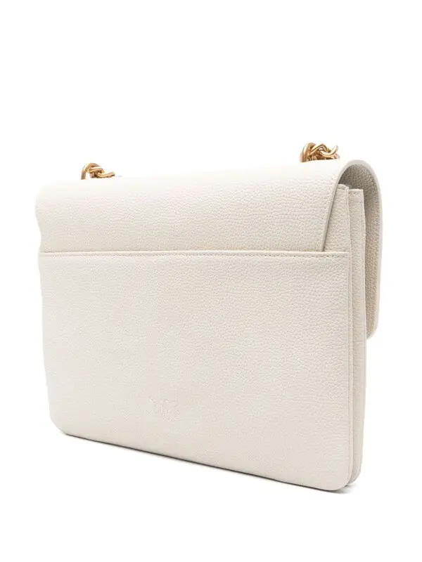 Pinko Love One Soft Shoulder Bag - Neutrals