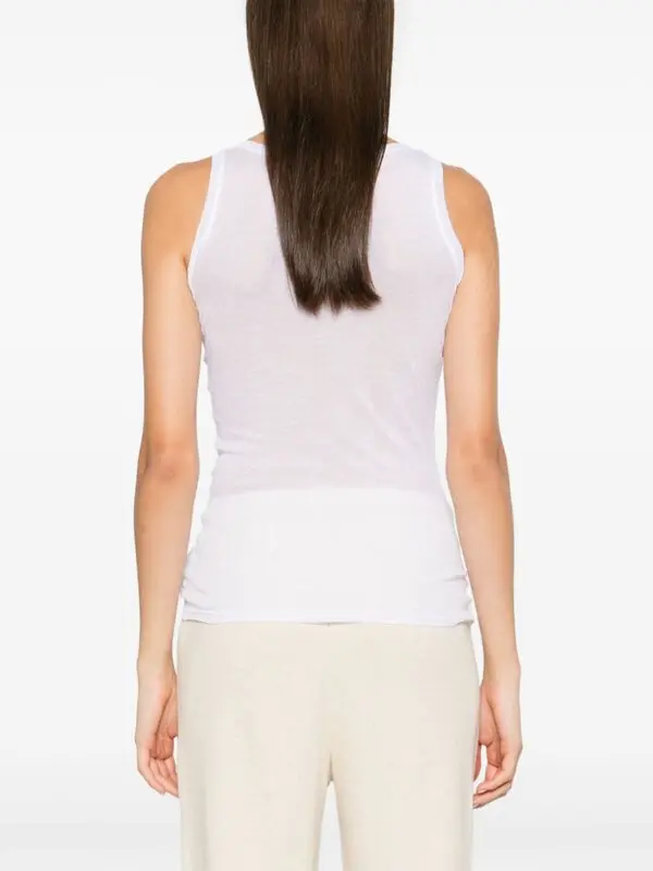 American Vintage Massachusetts Tank Top - White