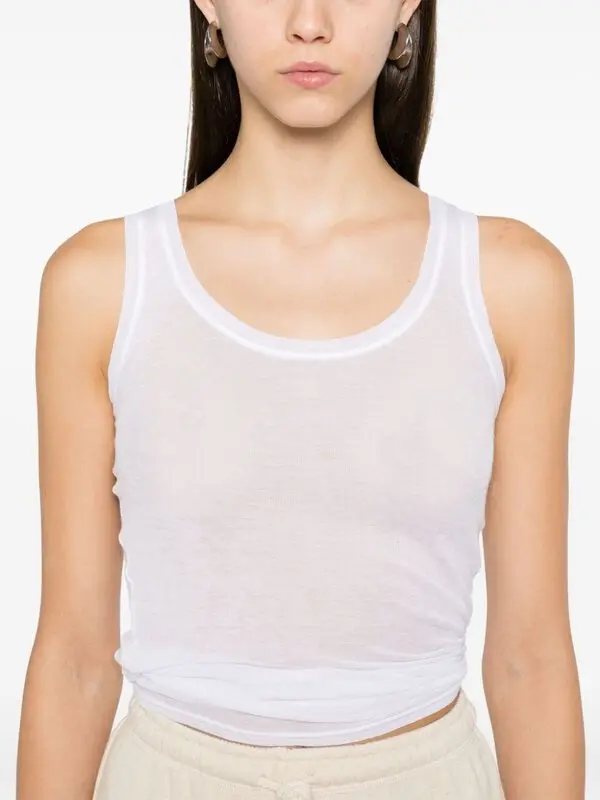 American Vintage Massachusetts Tank Top - White