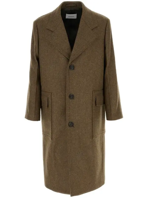FERRAGAMO Belted Virgin Wool Coat