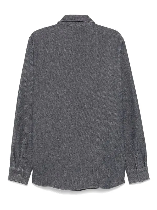 GOD'S TRUE CASHMERE Denim Cashmere Shirt - Blue