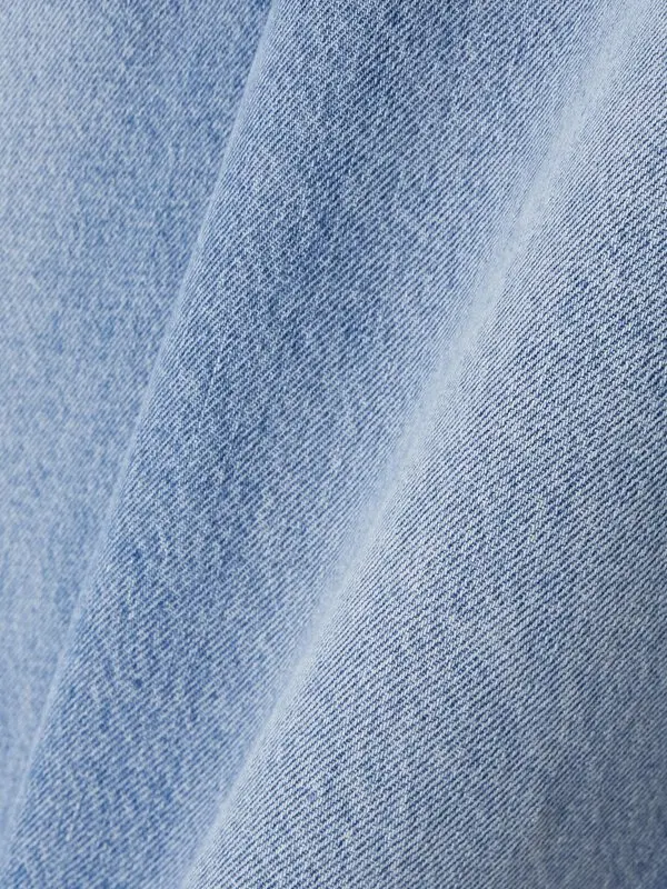 FORTELA Denim Midi Skirt - Blue