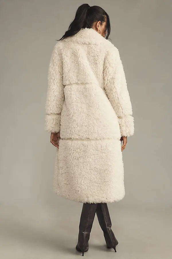 Badgley Mischka Yara Luxe Faux-fur Coat Jacket