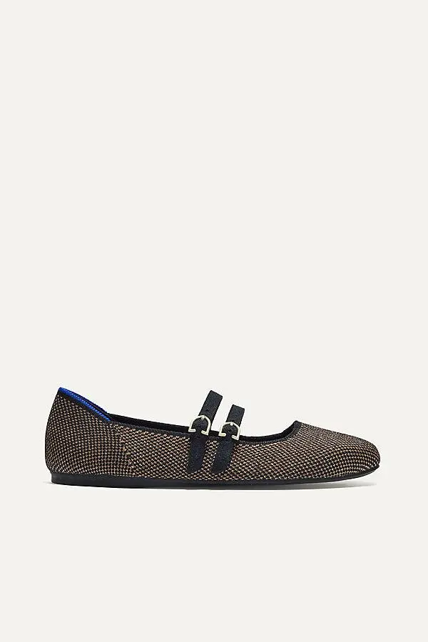 Rothy's The Double Buckle Mary Jane Flats - Bronze