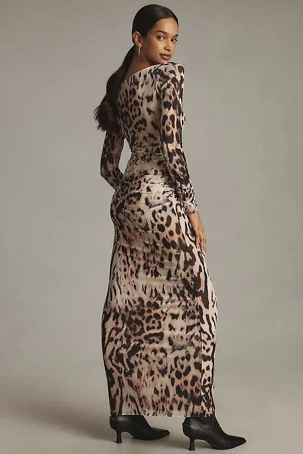 afrm long sleeve maxi dress AFRM Juniper Long Sleeve Bodycon Maxi Dress