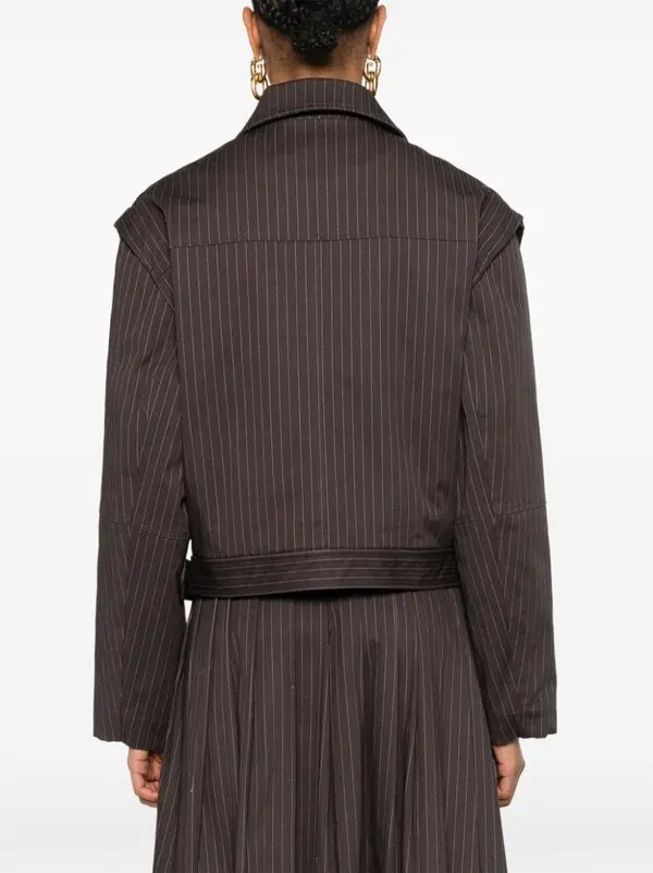 Remain Birger Christensen Pinstriped Bomber Jacket