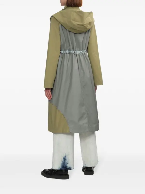 KIKO KOSTADINOV Colour-block Coat - Green