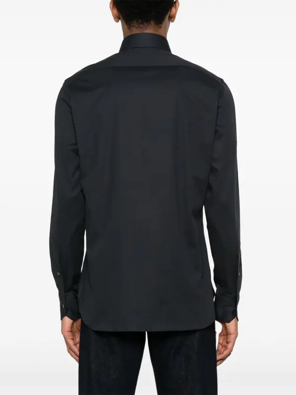 Zegna Gabardine-weave Shirt