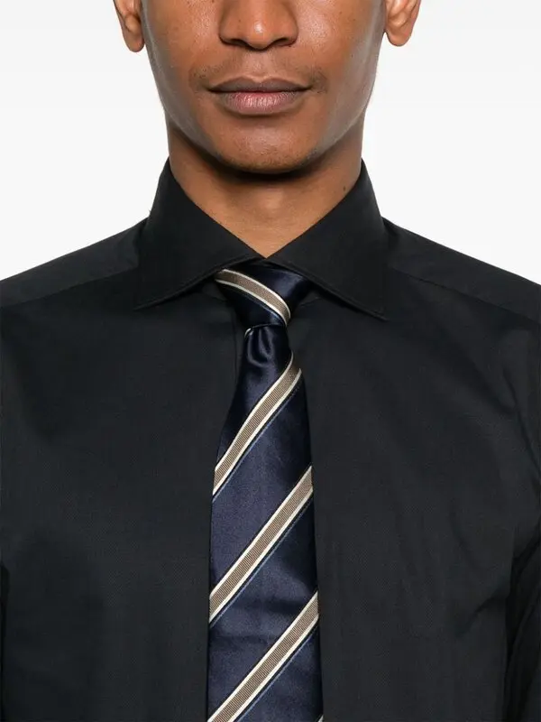 Zegna Gabardine-weave Shirt