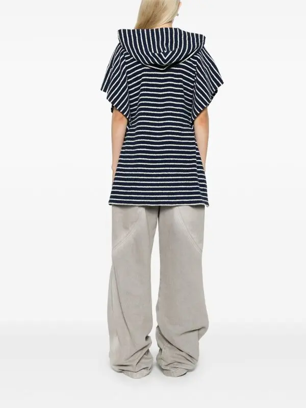 Givenchy Striped Towelling Poncho