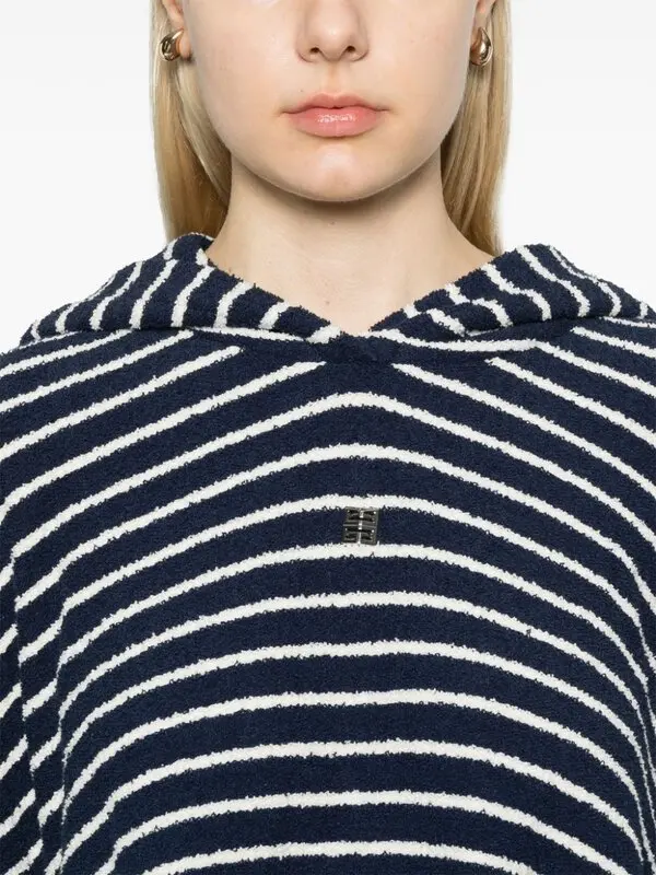 Givenchy Striped Towelling Poncho