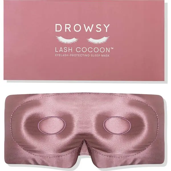 DROWSY SLEEP CO. Eyelash Protecting Sleep Mask - Damask Rose